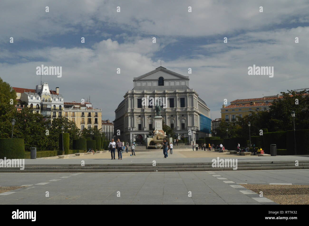 Eastern side of the Orient Square With the Royal Theater at the Fund In ...