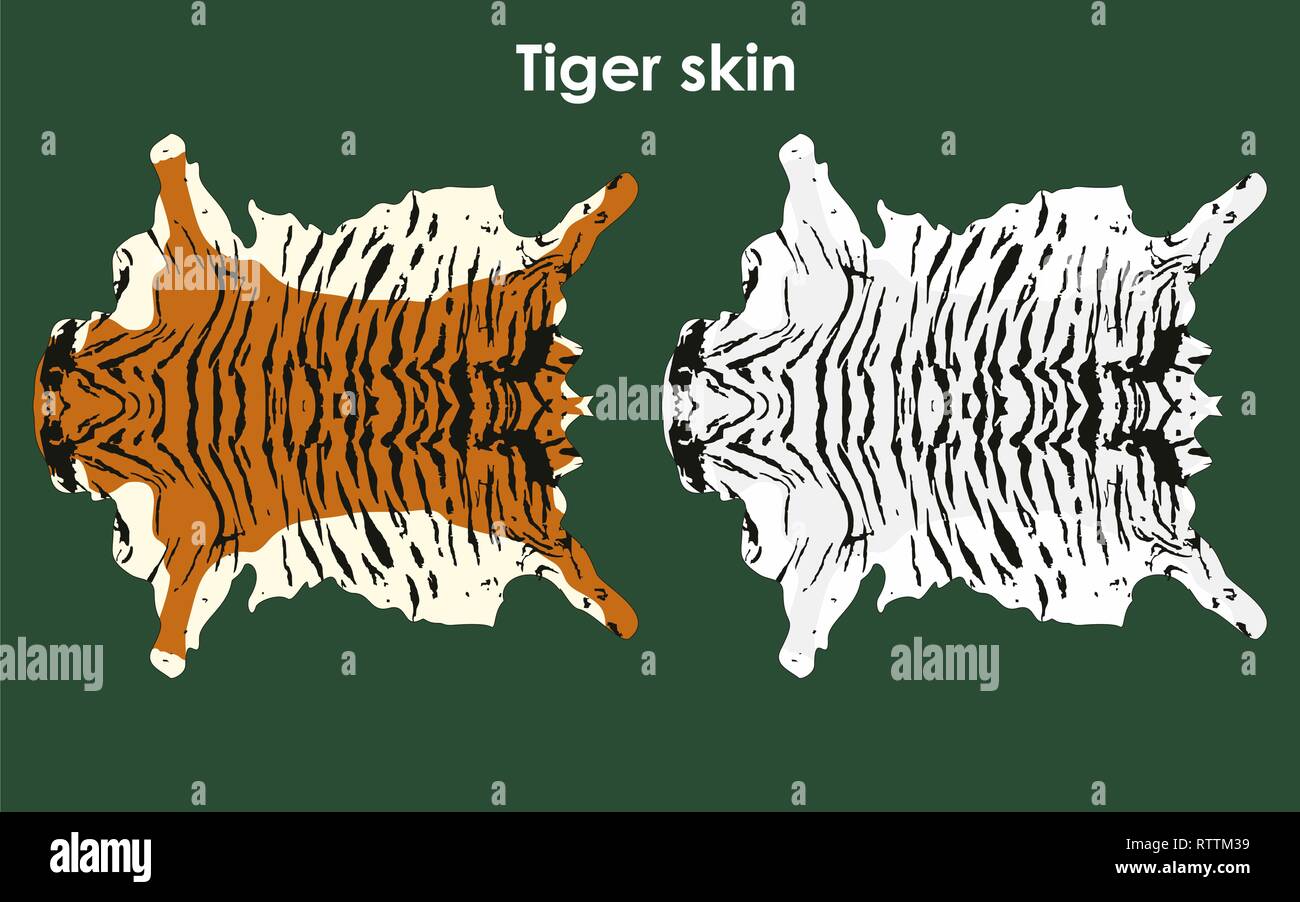 Tiger skin decoration hi-res stock photography and images - Alamy