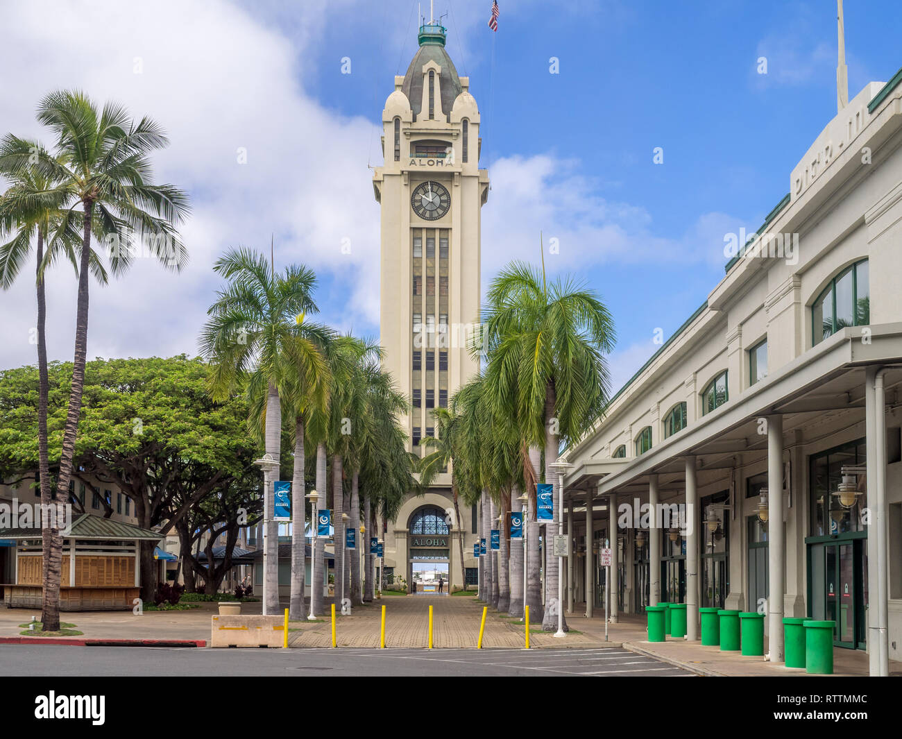 Hawaii aloha tower hi-res stock photography and images - Alamy