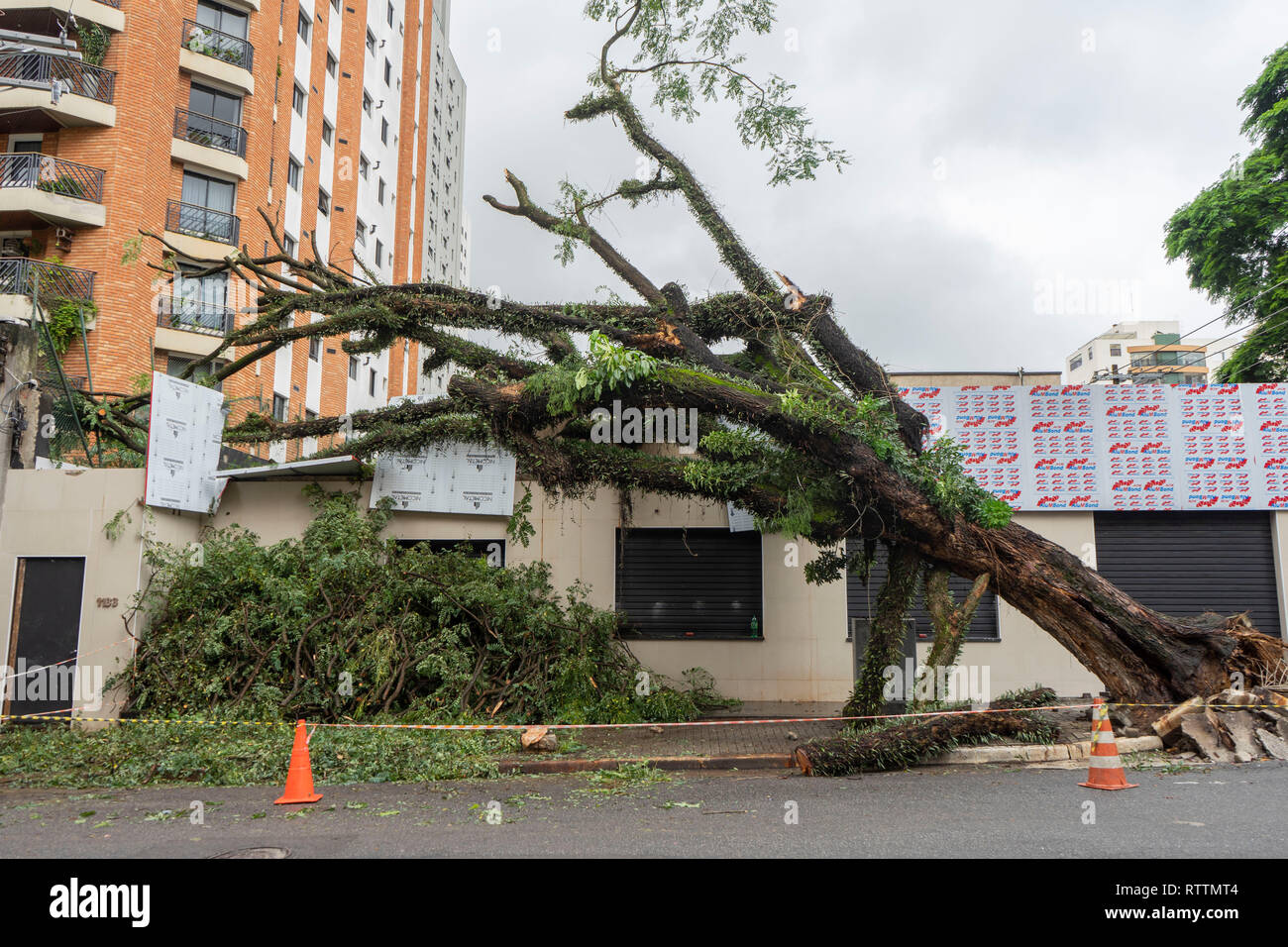 Storm season in Sao Paulo can cause a lot of damage, as evidence from ...