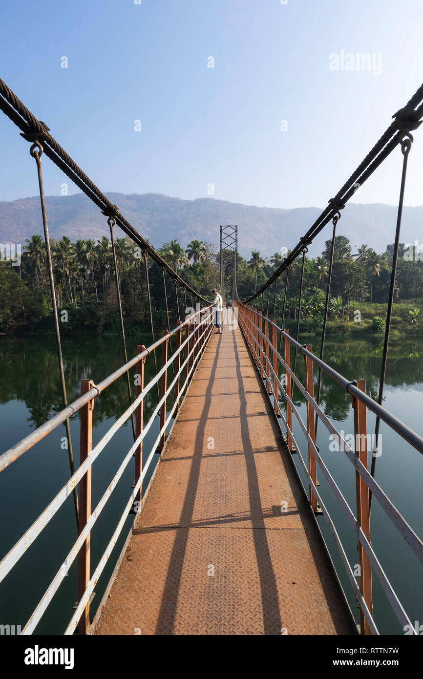 Kerala india bridge landscape hi-res stock photography and images - Alamy
