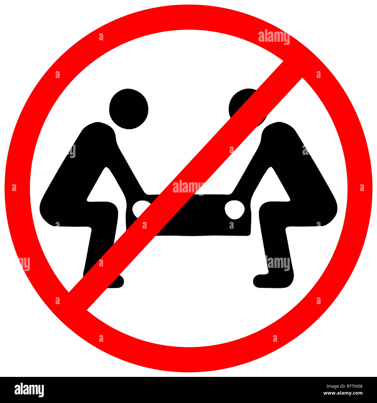 heavy weight proper lifting warning triangular red road warning sign ...