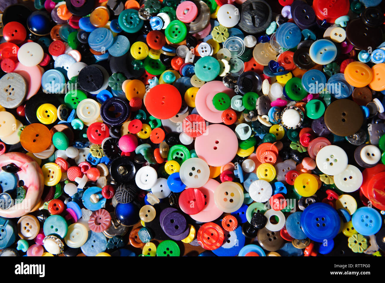 Sewing buttons background. Colorful sewing buttons texture Stock Photo ...