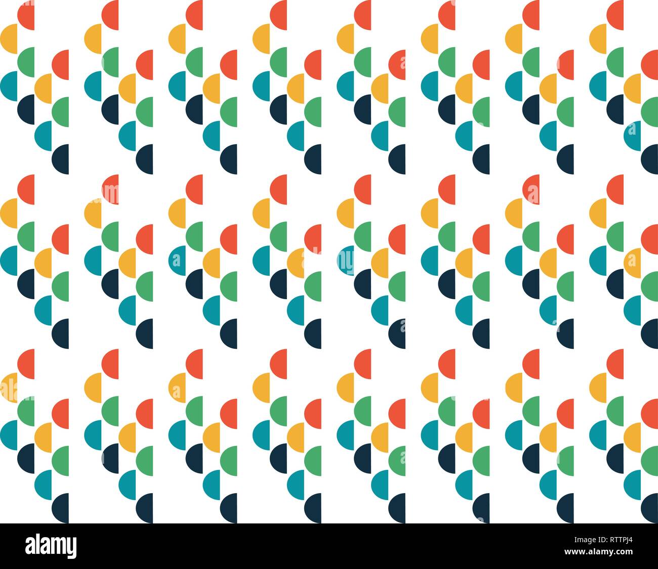 abstract background colored circles pattern on white background Stock ...