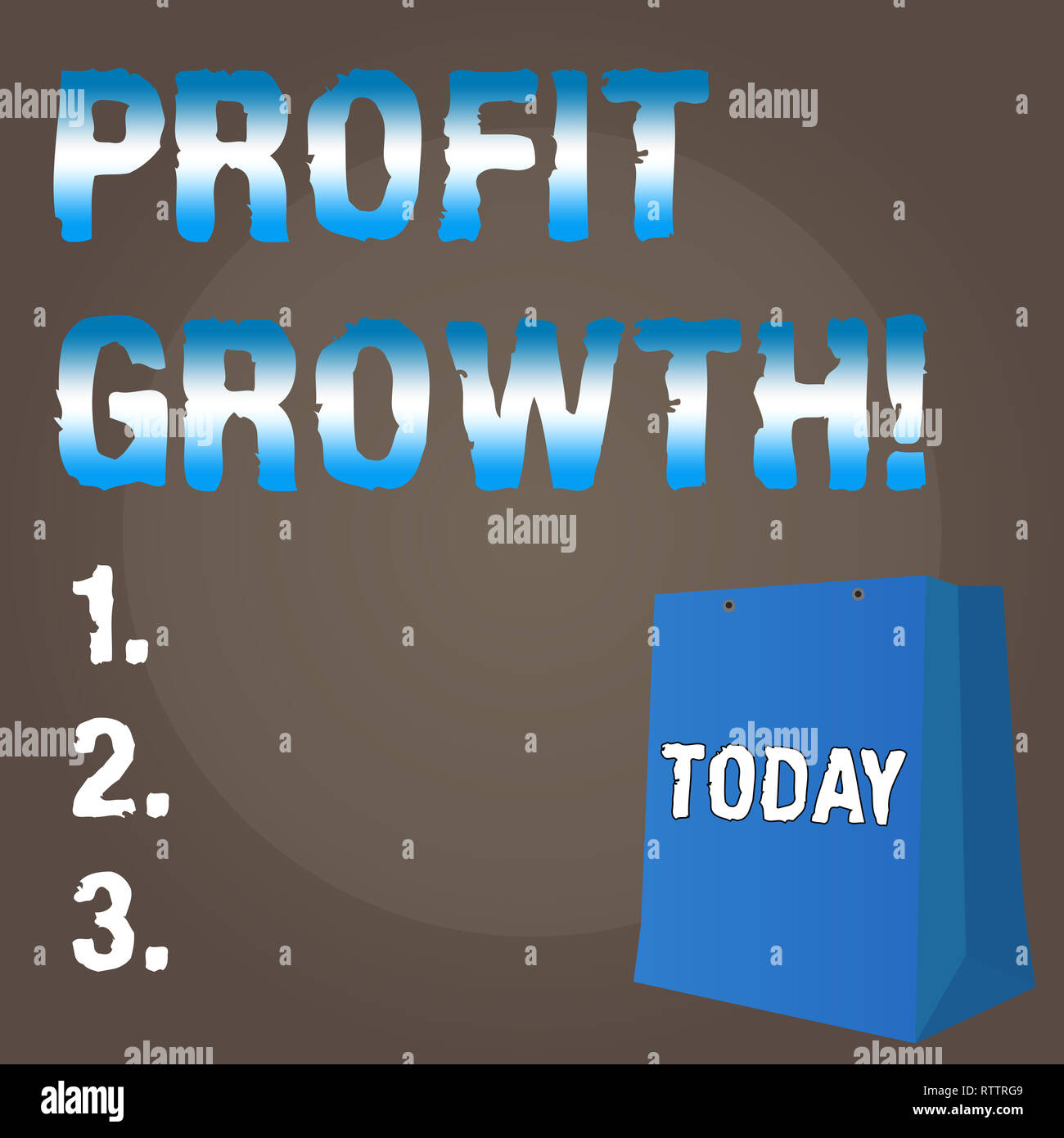 Conceptual hand writing showing Profit Growth. Business photo text ...