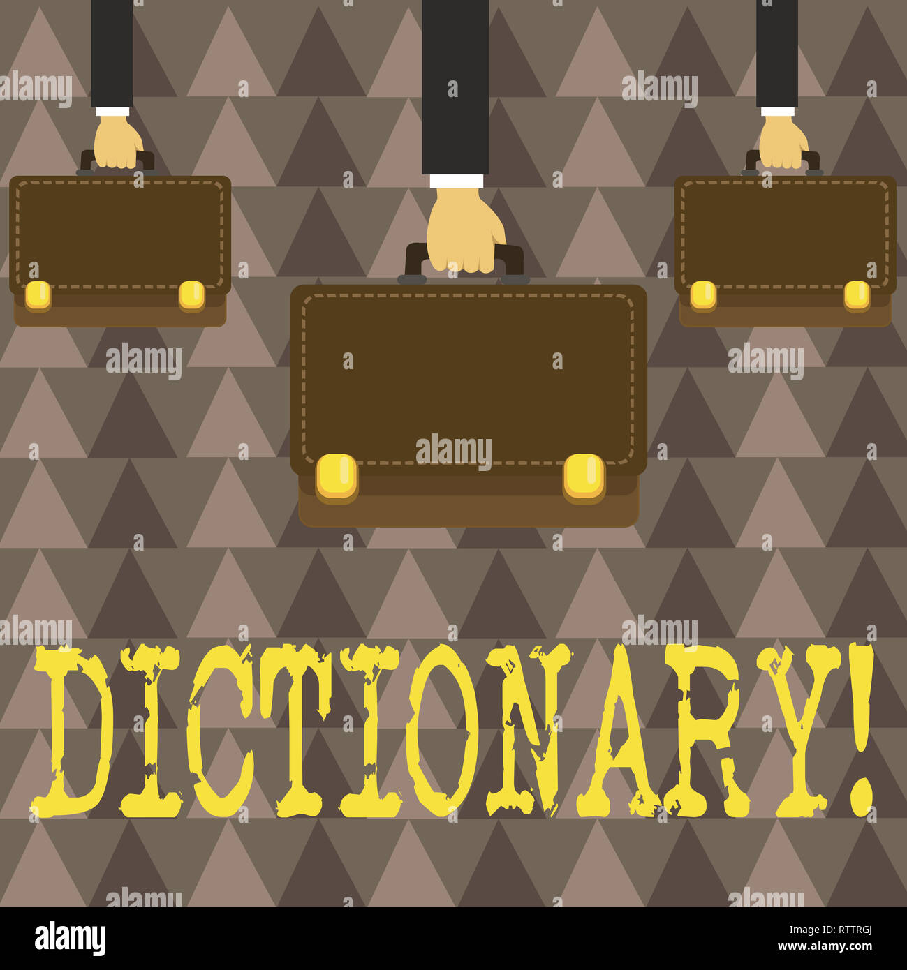 Handwriting text Dictionary. Concept meaning Learning another vocabs ...