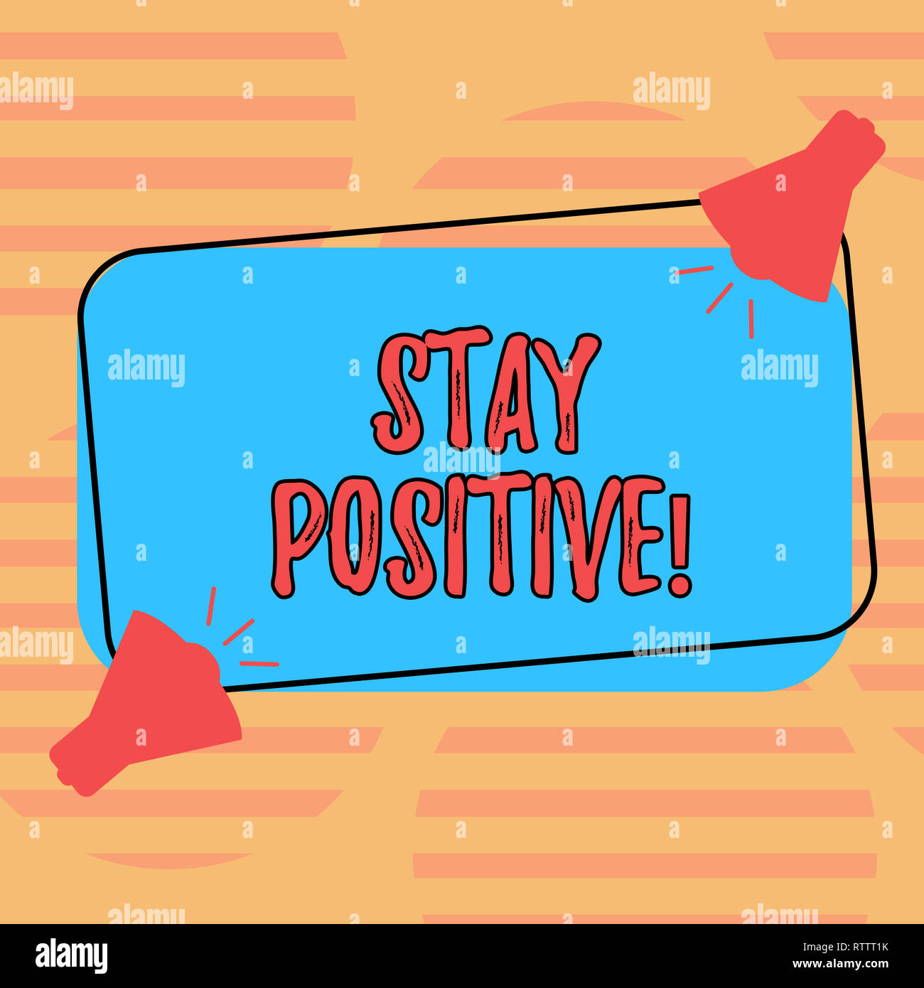 Word writing text Stay Positive. Business concept for Be Optimistic ...