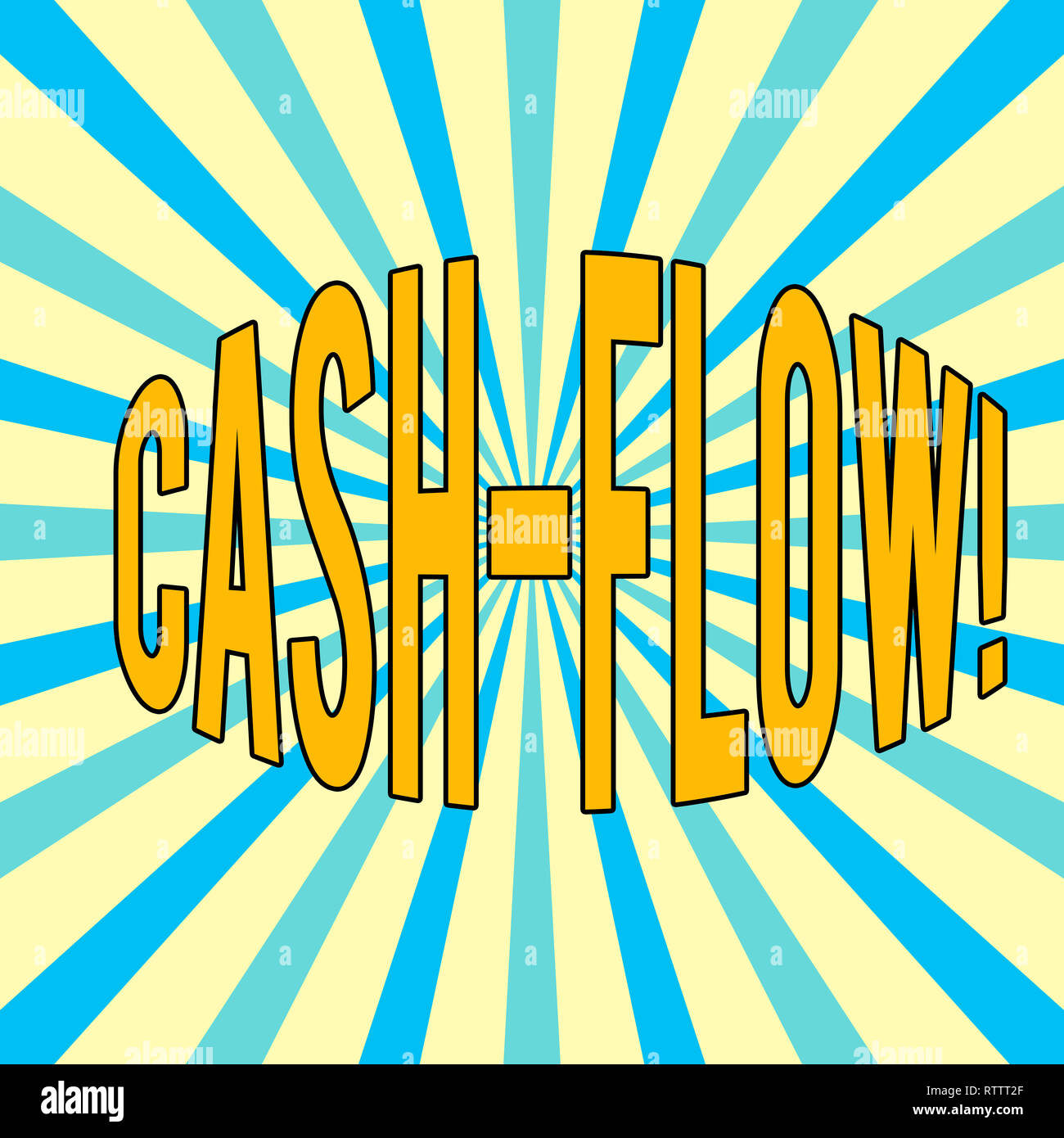 Handwriting text Cash Flow. Concept meaning Virtual movement of money ...
