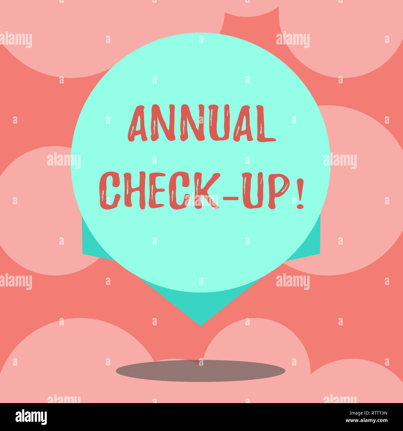 Writing note showing Annual Check Up. Business photo showcasing Yearly ...