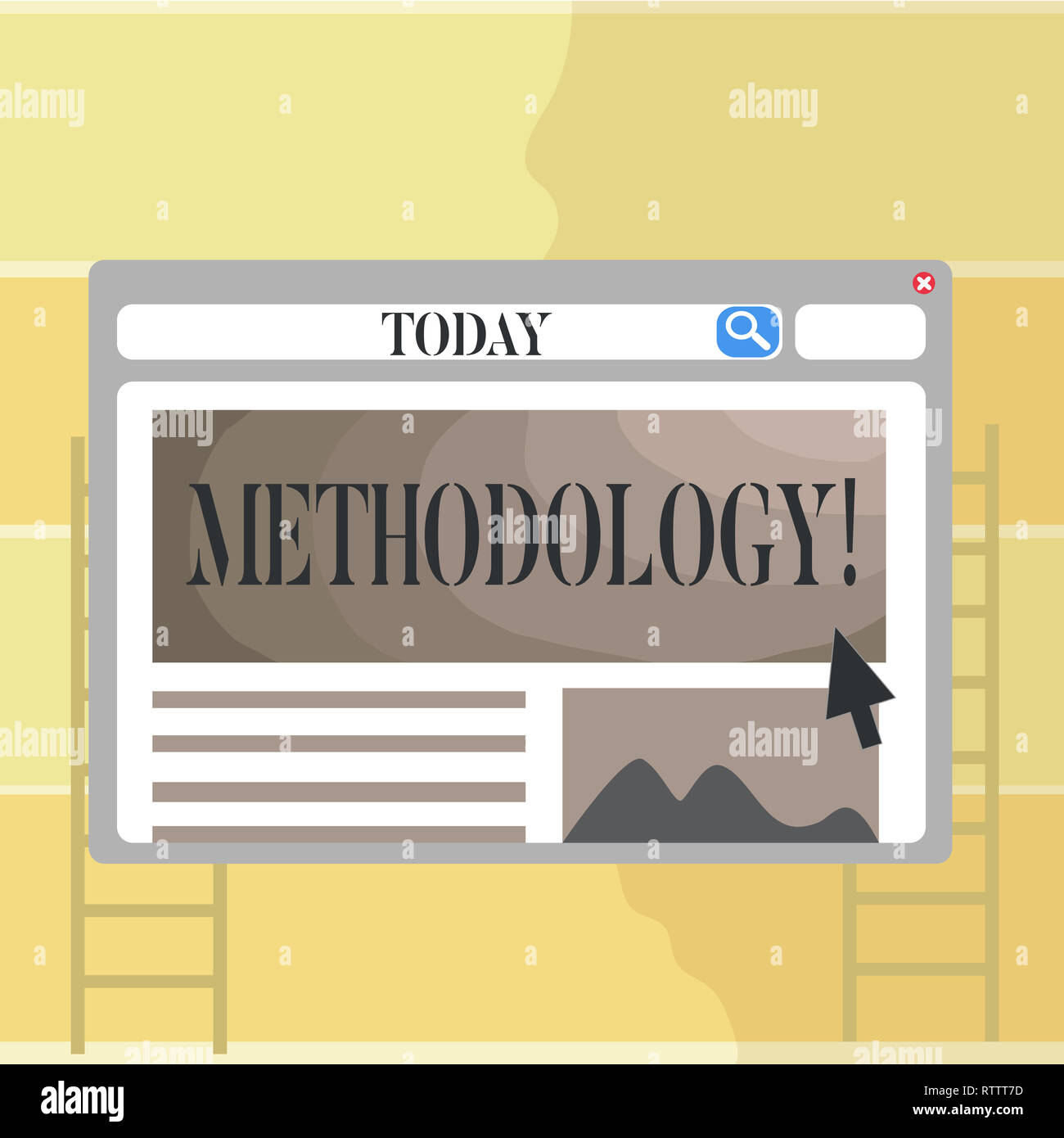 Writing note showing Methodology. Business photo showcasing System of ...