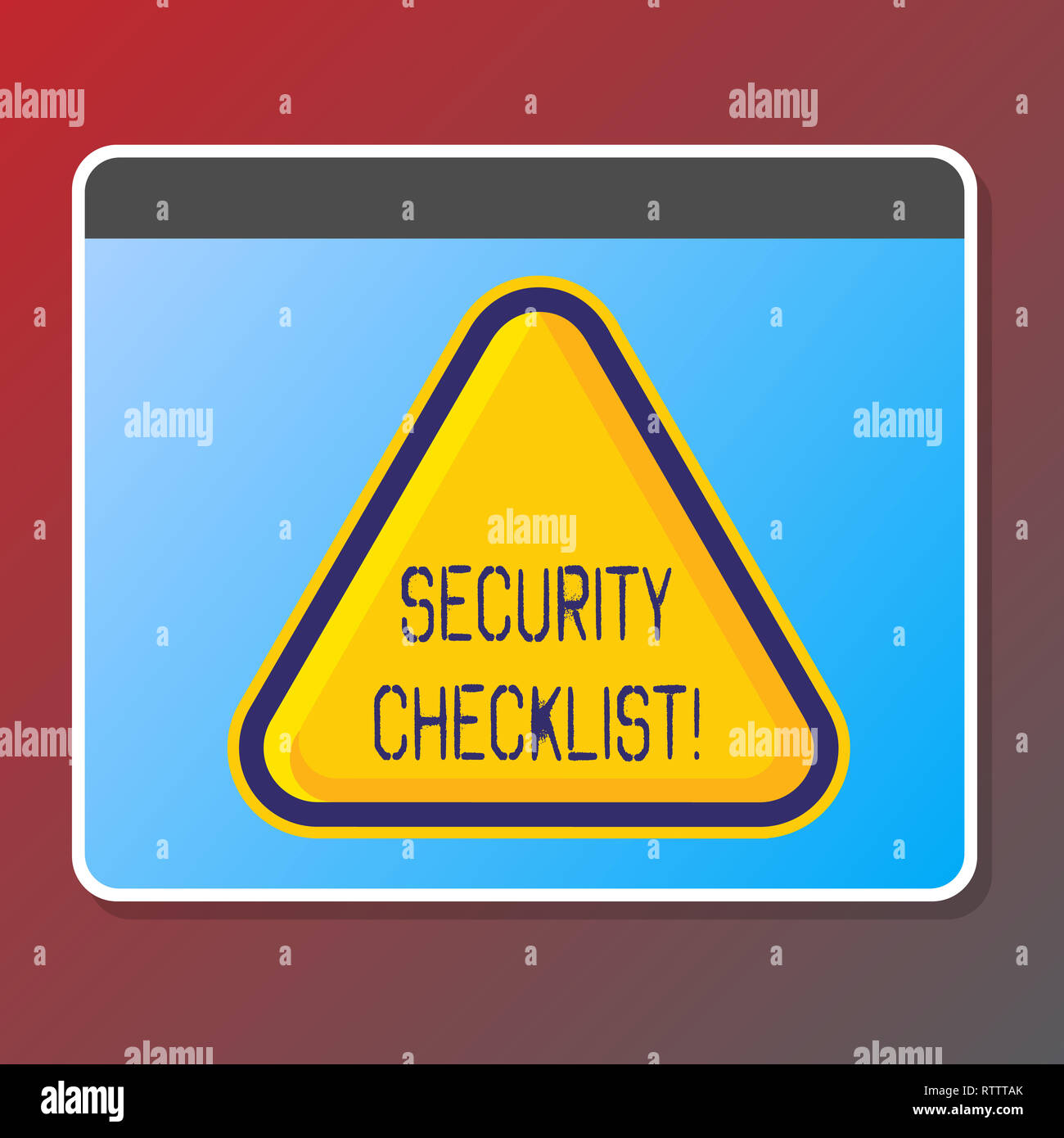 Text sign showing Security Checklist. Conceptual photo list with ...