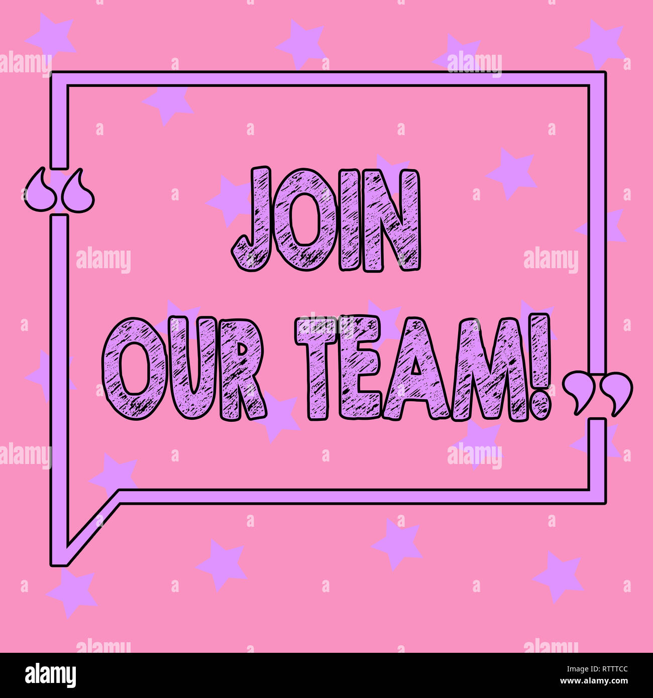 Conceptual hand writing showing Join Our Team. Business photo text ...