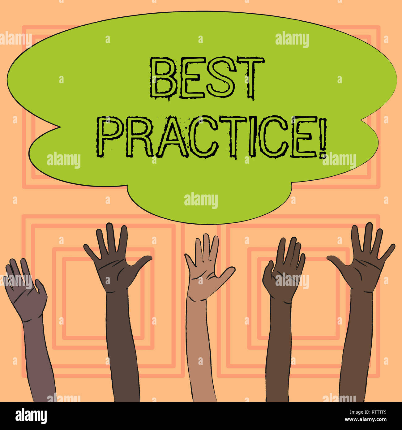 Text sign showing Best Practice. Conceptual photo Better Strategies ...