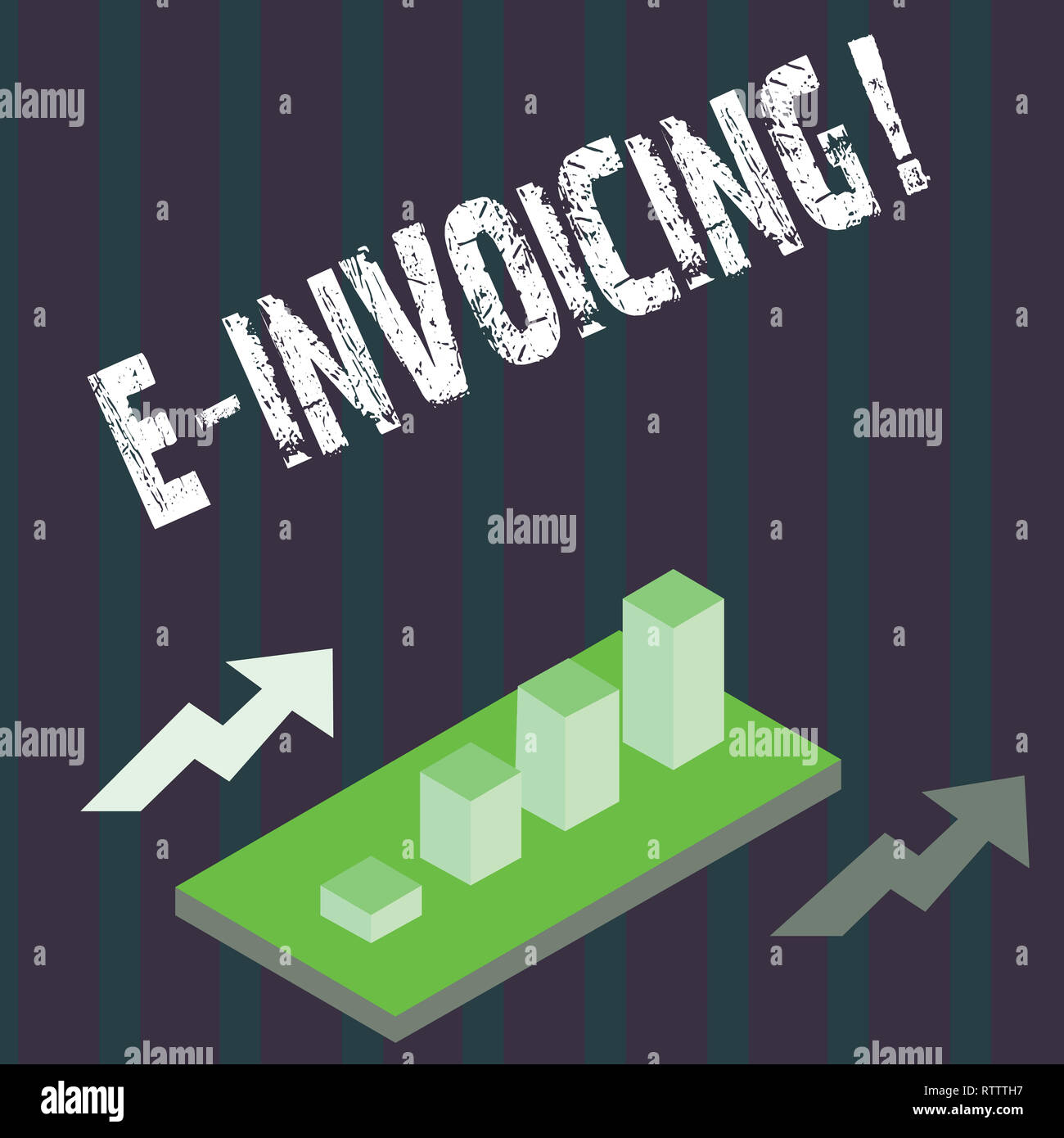 Handwriting text E Invoicing. Concept meaning Company encourages use of ...