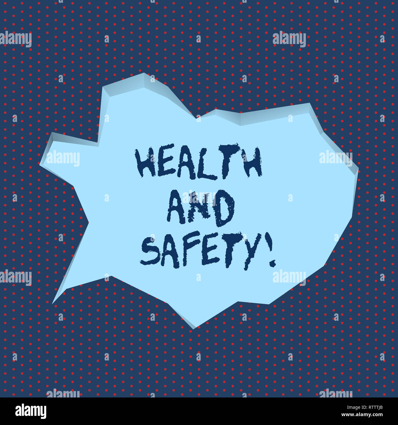 Handwriting text writing Health And Safety. Concept meaning being in ...