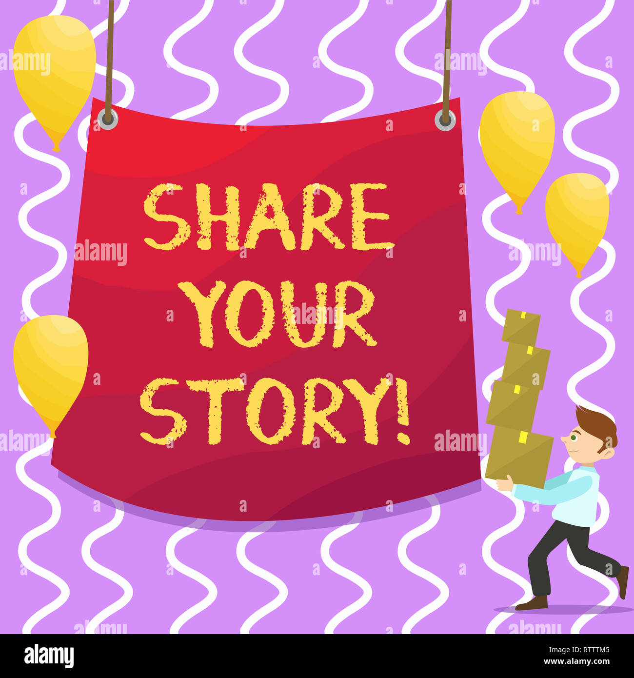 Conceptual hand writing showing Share Your Story. Business photo ...