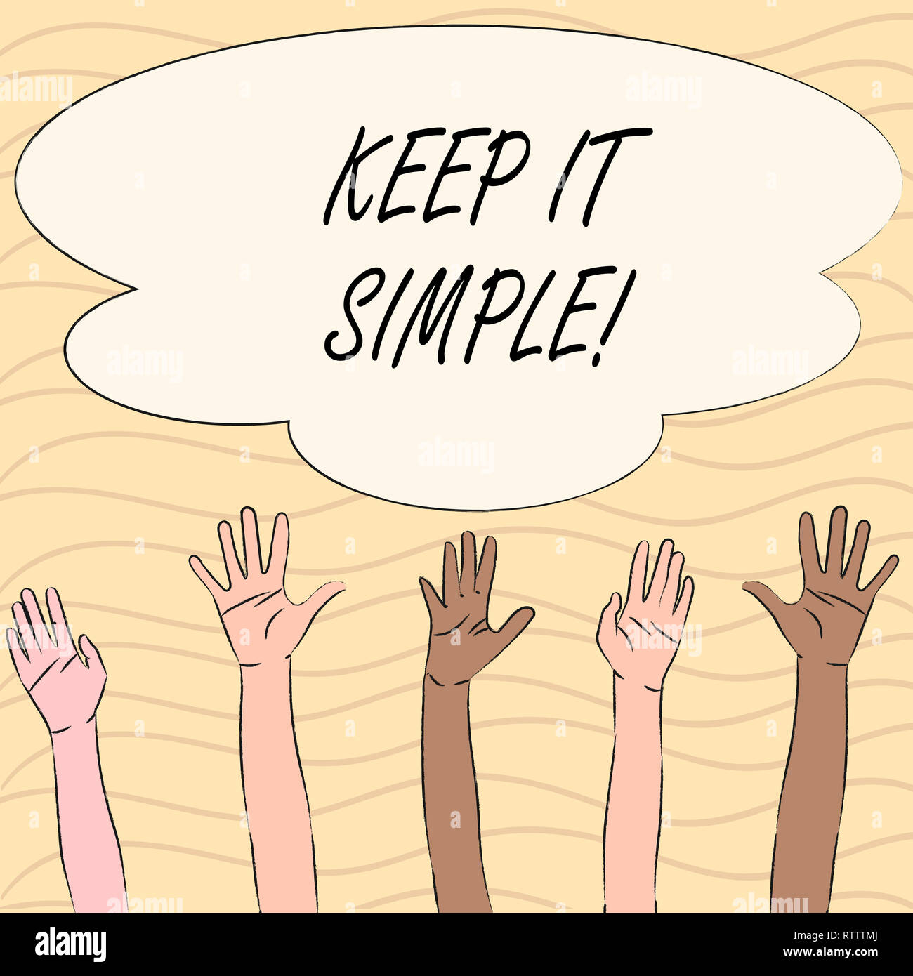 Keep things simple hi-res stock photography and images - Alamy