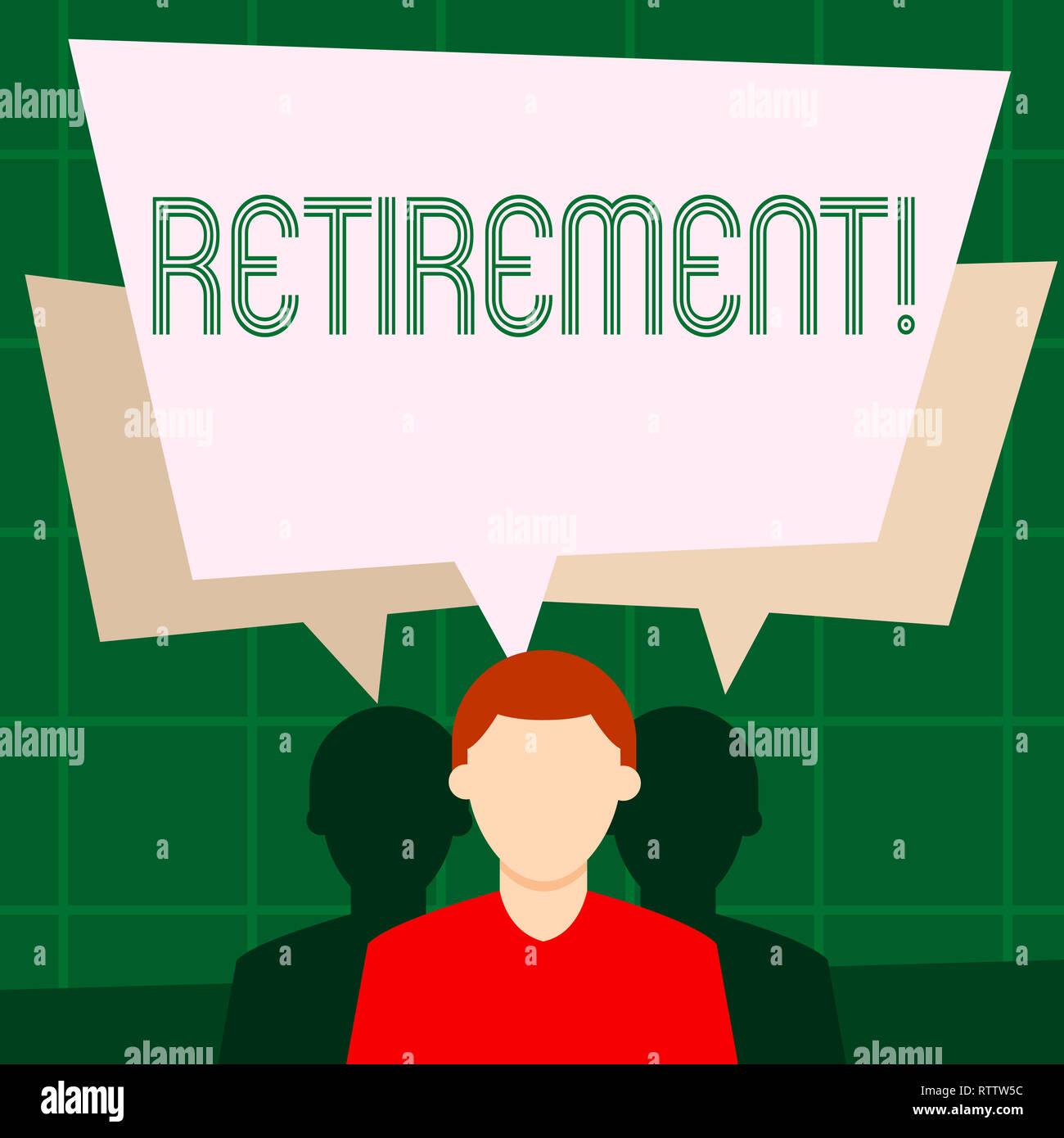 Writing note showing Retirement. Business photo showcasing Leaving Job ...