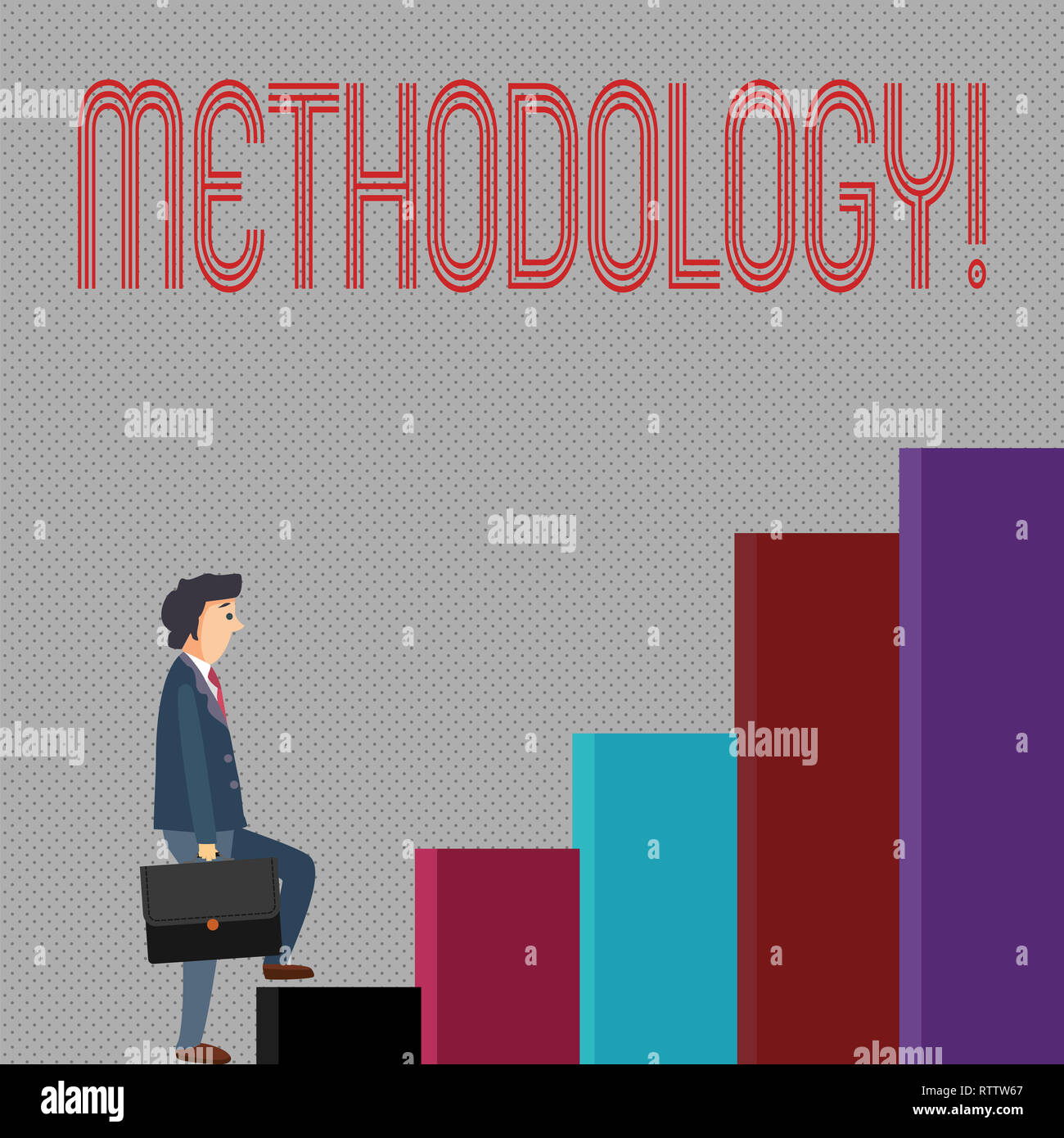 Writing note showing Methodology. Business photo showcasing System of ...
