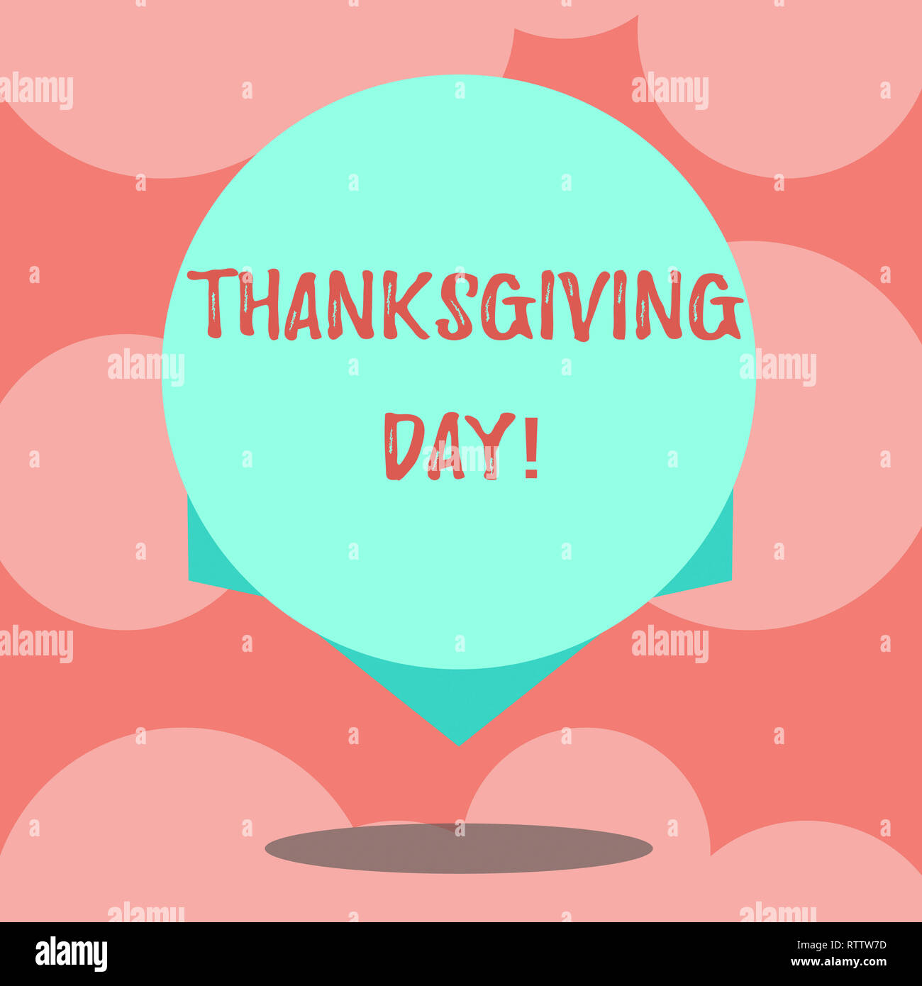 Writing note showing Thanksgiving Day. Business photo showcasing ...