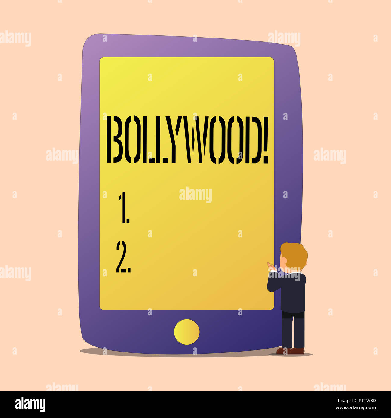 Writing note showing Bollywood. Business photo showcasing Indian cinema ...