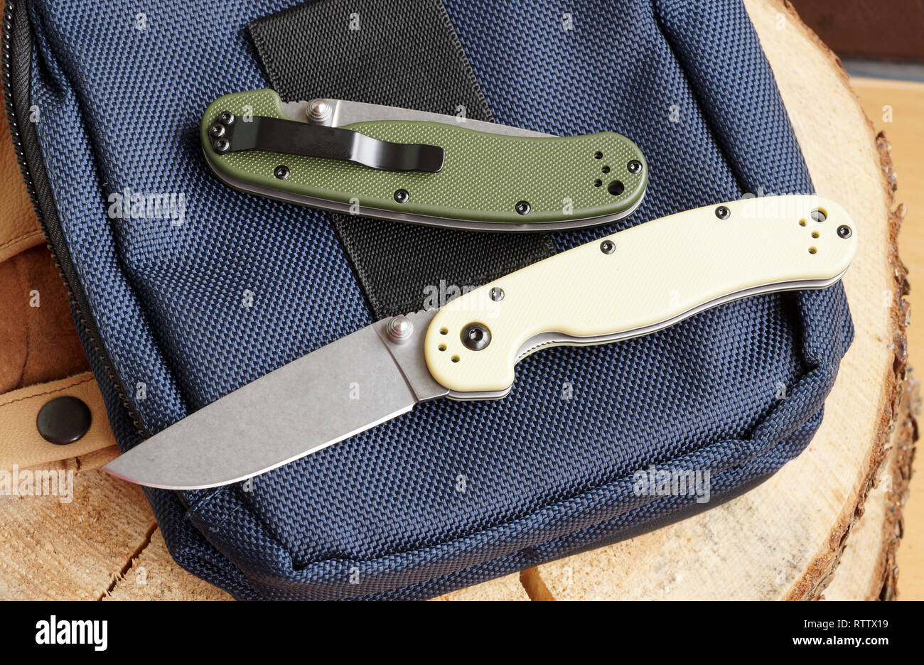 Penknife for the hidden carrying, as a collecting subject Stock Photo ...