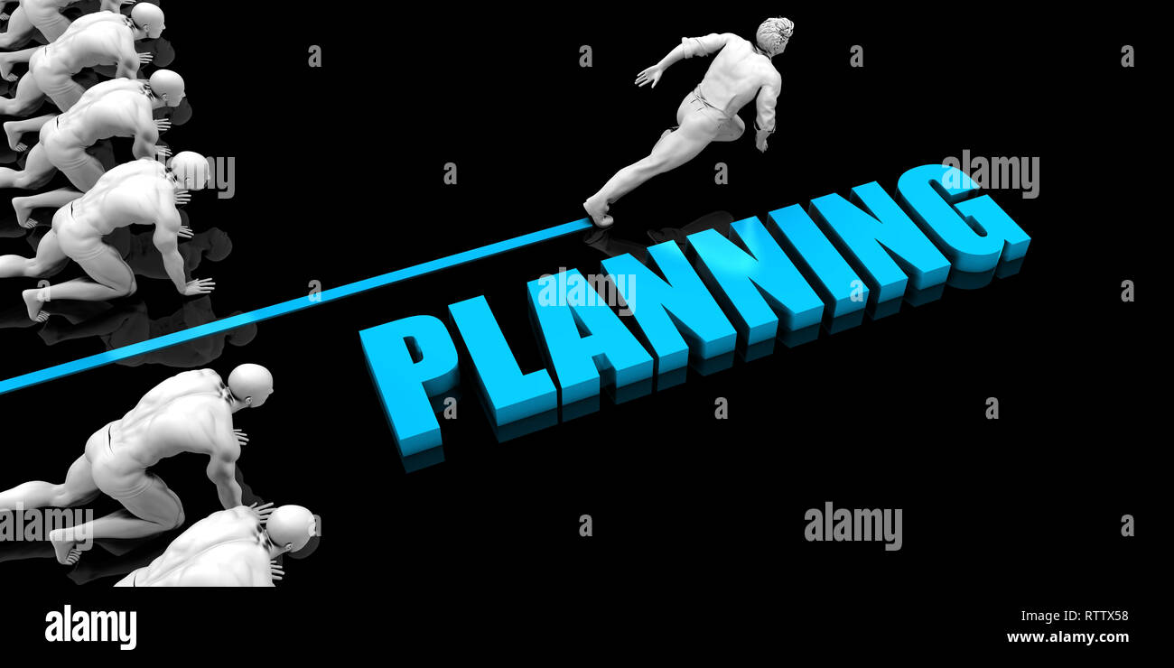 Superior Planning Concept with Competitive Advantage Stock Photo - Alamy