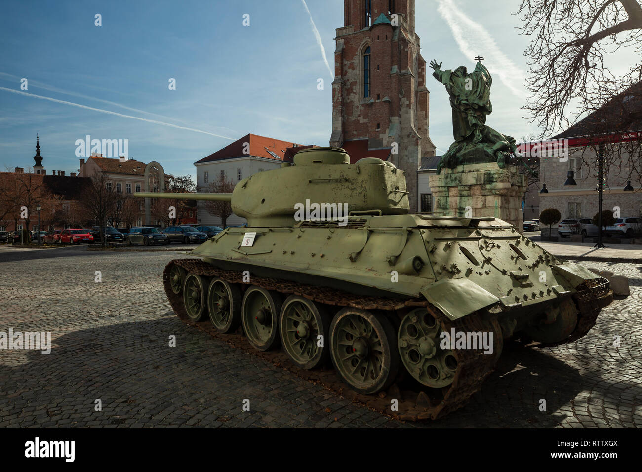 Historic tank in front of Military History Institute and Museum in ...