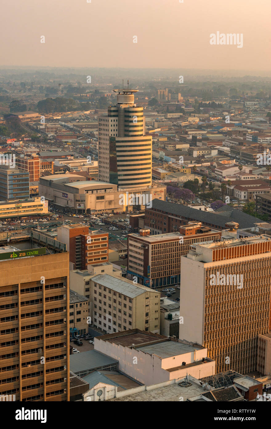 A view of Harare CBD, Zimbabwe Stock Photo - Alamy