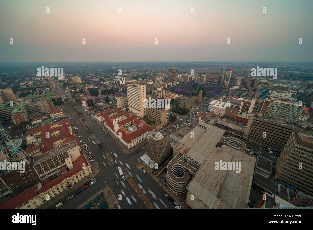 A view of Harare CBD, Zimbabwe Stock Photo - Alamy