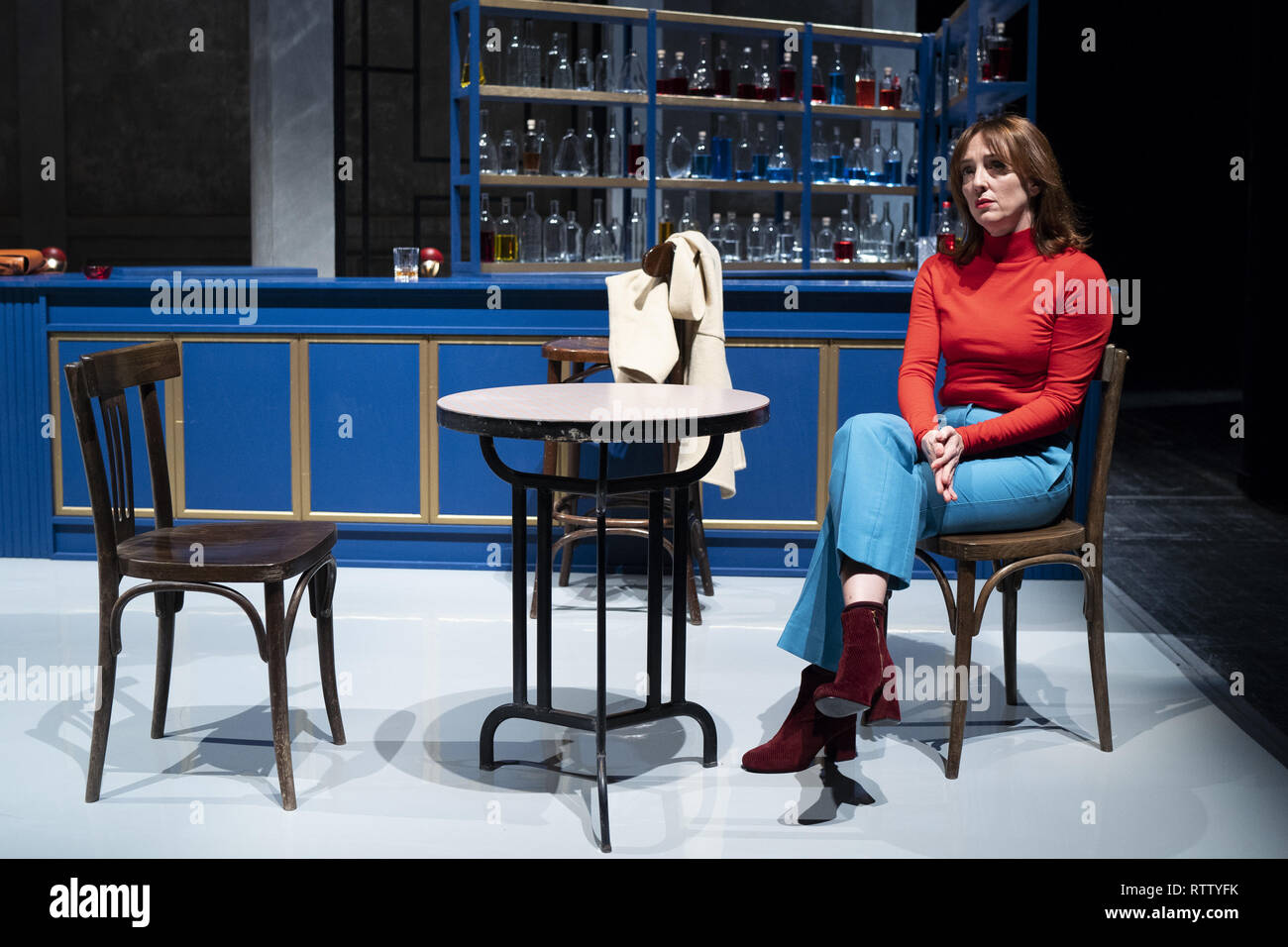 Mar Sodupe during the performance of 'The Resistance' (La resistencia ...