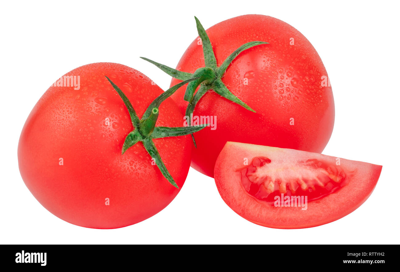 Tomato isolated on white. With clipping path Stock Photo - Alamy