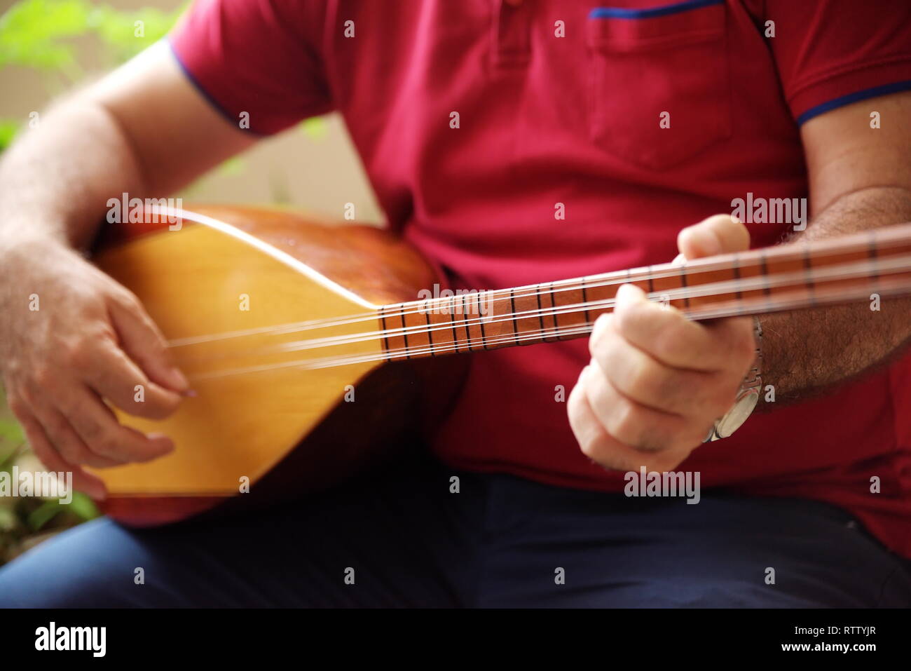Saz-Turkish musical instrument Stock Photo - Alamy