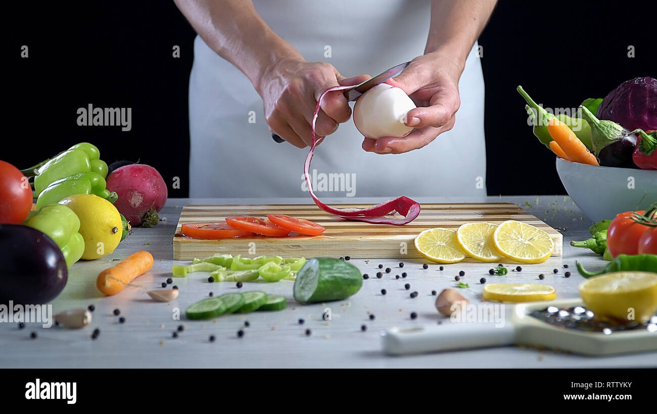 Red chef hi-res stock photography and images - Alamy