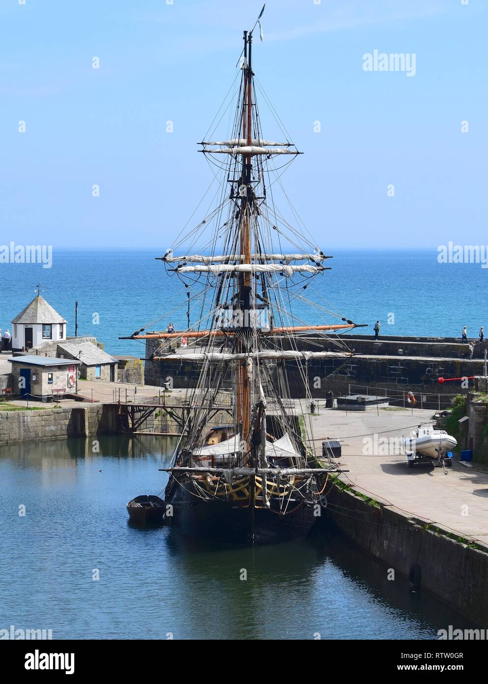 Phoenix, Tall ship, Charlestown Stock Photo - Alamy
