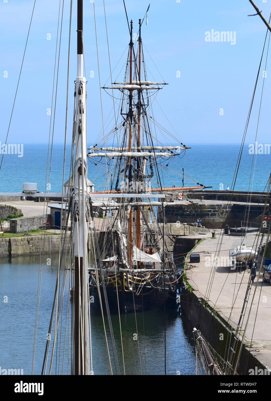 Phoenix, Tall ship, Charlestown Stock Photo - Alamy