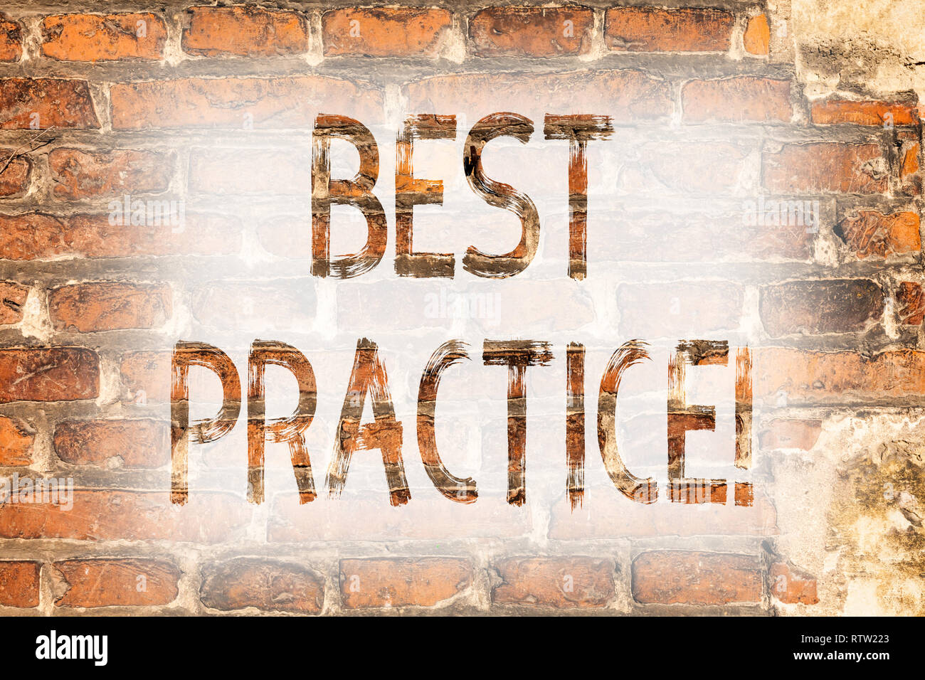Writing note showing Best Practice. Business photo showcasing Better ...