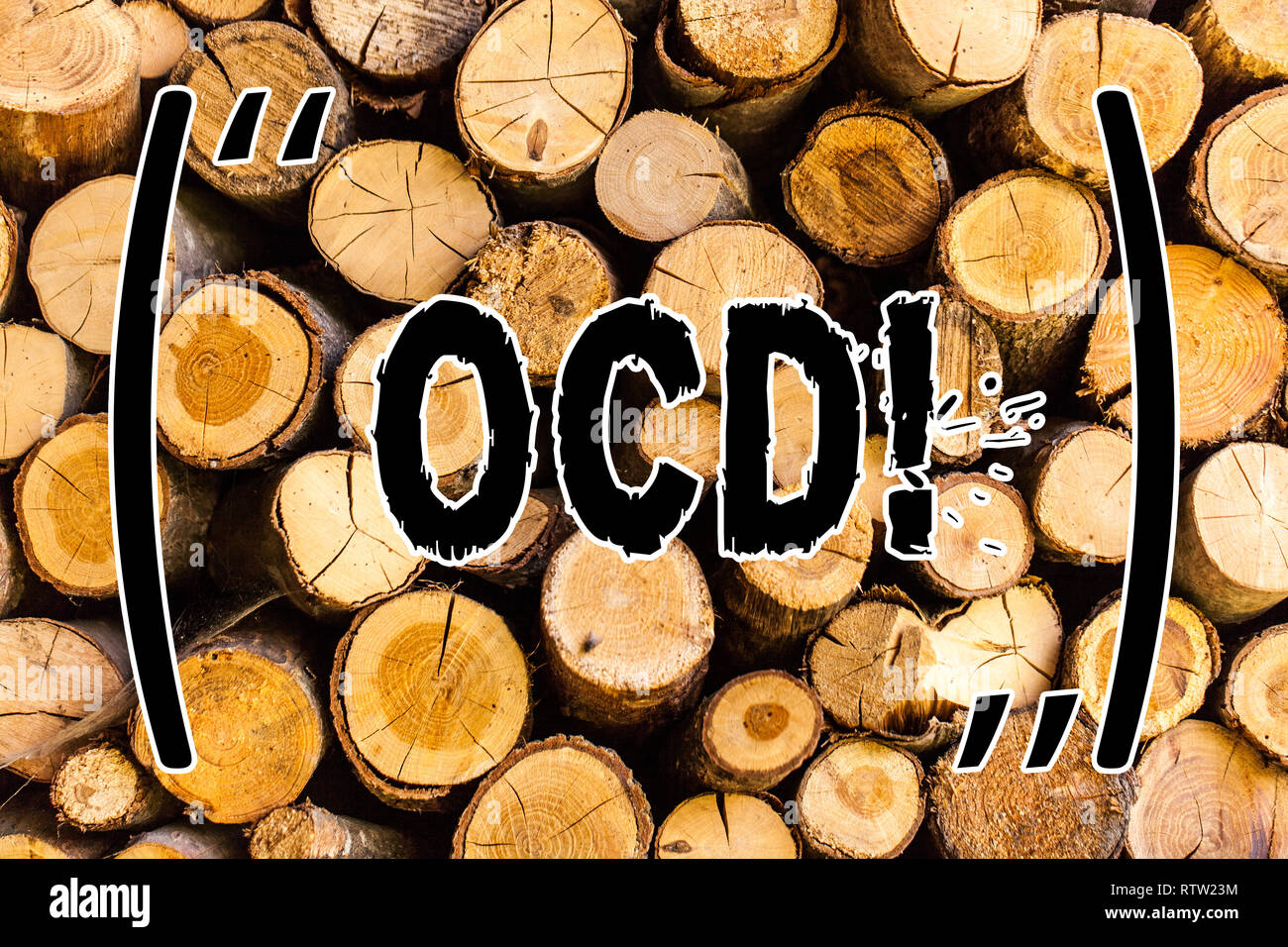 Handwriting text Ocd. Concept meaning Obsessive Compulsive Disorder ...