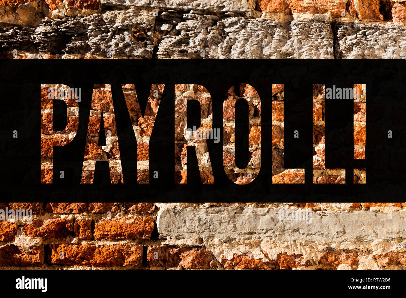Word writing text Payroll. Business concept for Total salaries paid by ...