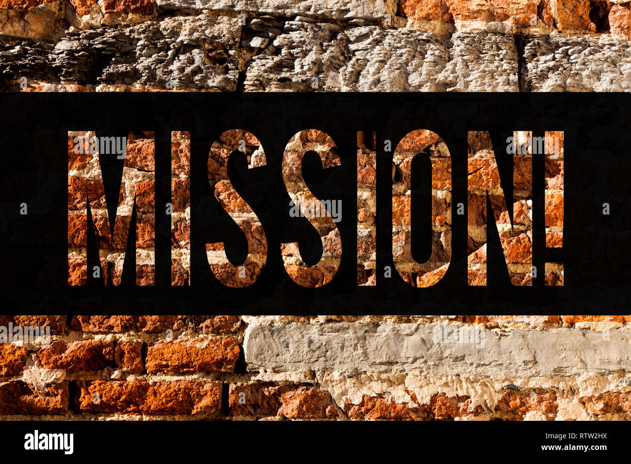 Word writing text Mission. Business concept for Corporate goal ...