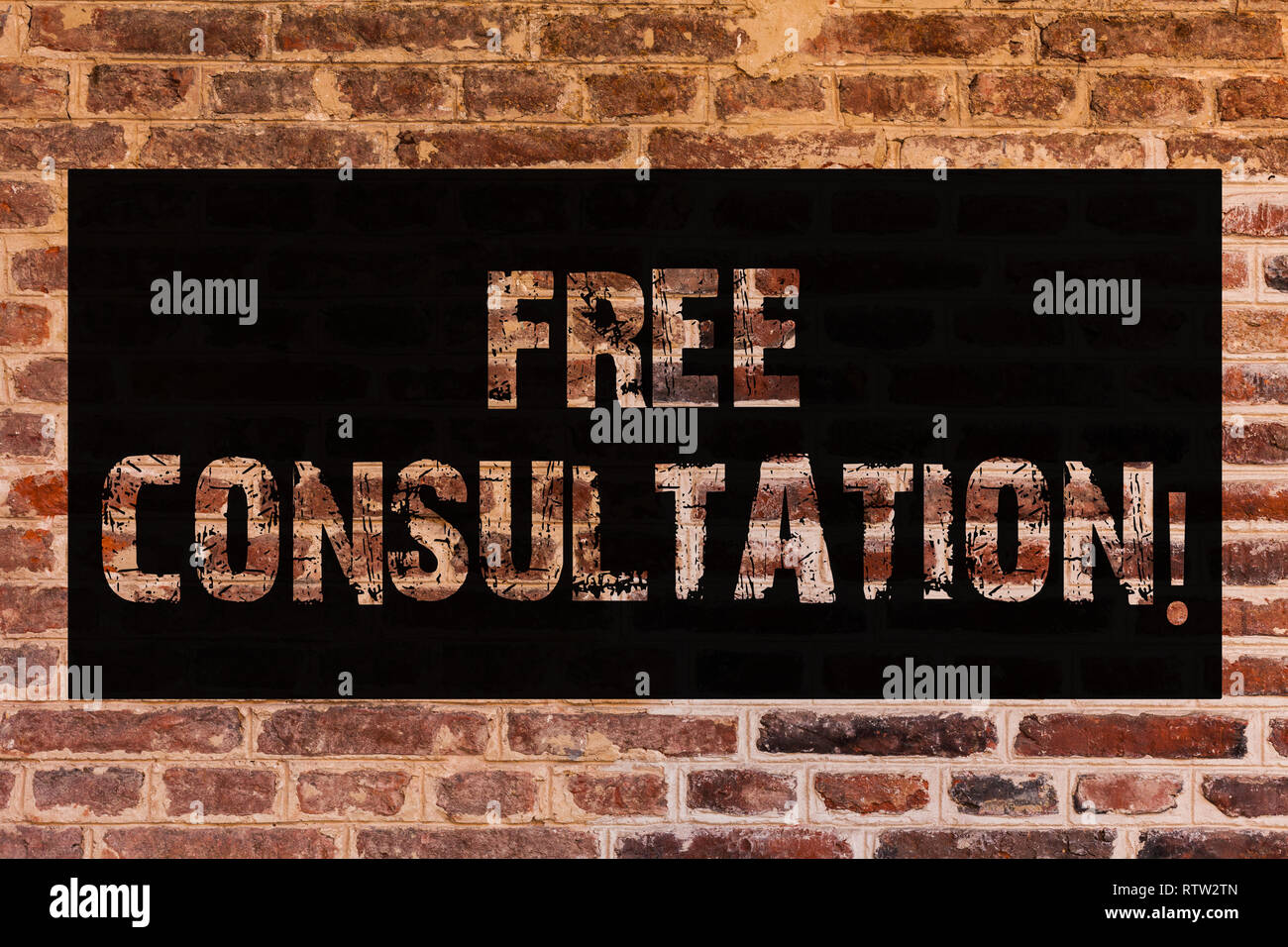 Text sign showing Free Consultation. Conceptual photo asking someone ...