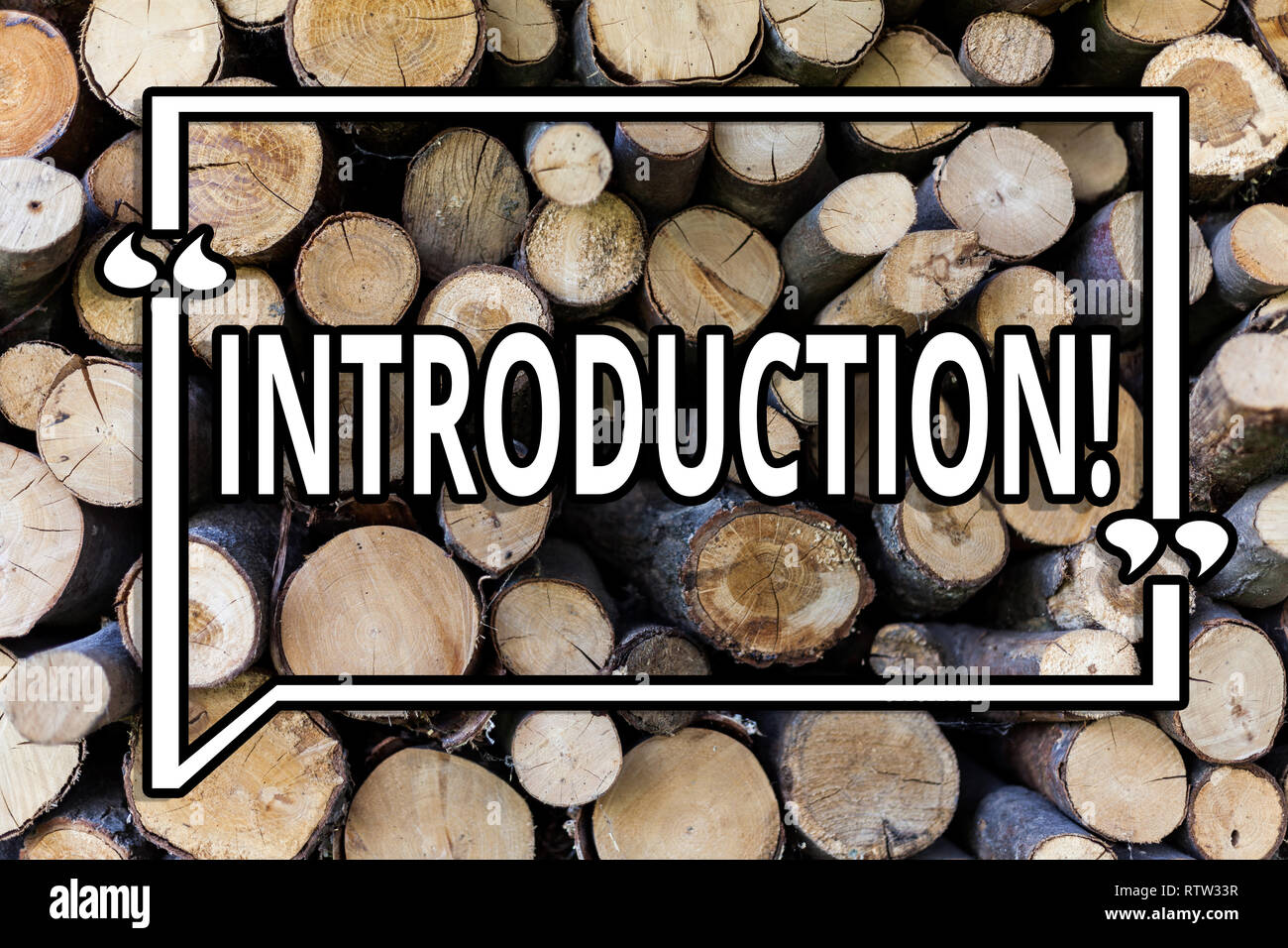 Conceptual hand writing showing Introduction. Business photo showcasing ...