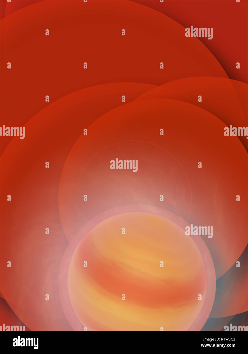 abstract red background full of round circle shapes Stock Photo - Alamy