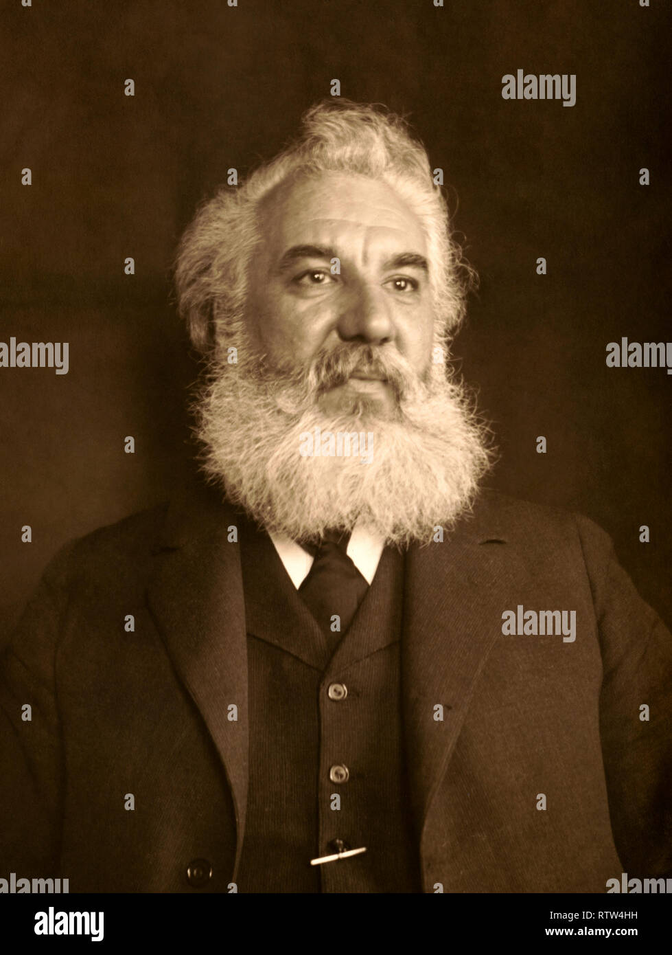 Alexander graham bell with telephone hi-res stock photography and ...