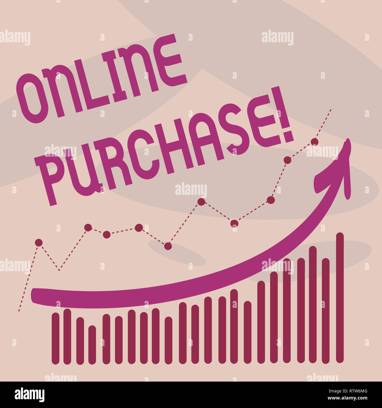 Text sign showing Online Purchase. Conceptual photo Buy things on the ...