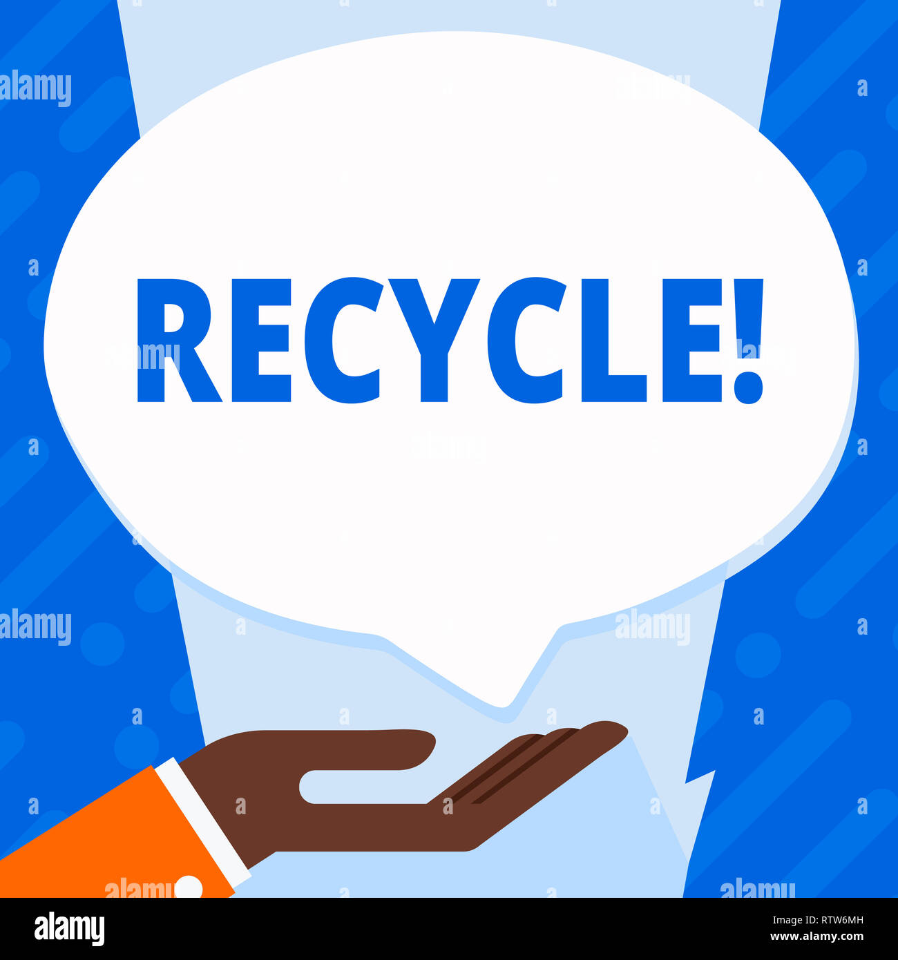 Word writing text Recycle. Business concept for Converting waste into ...
