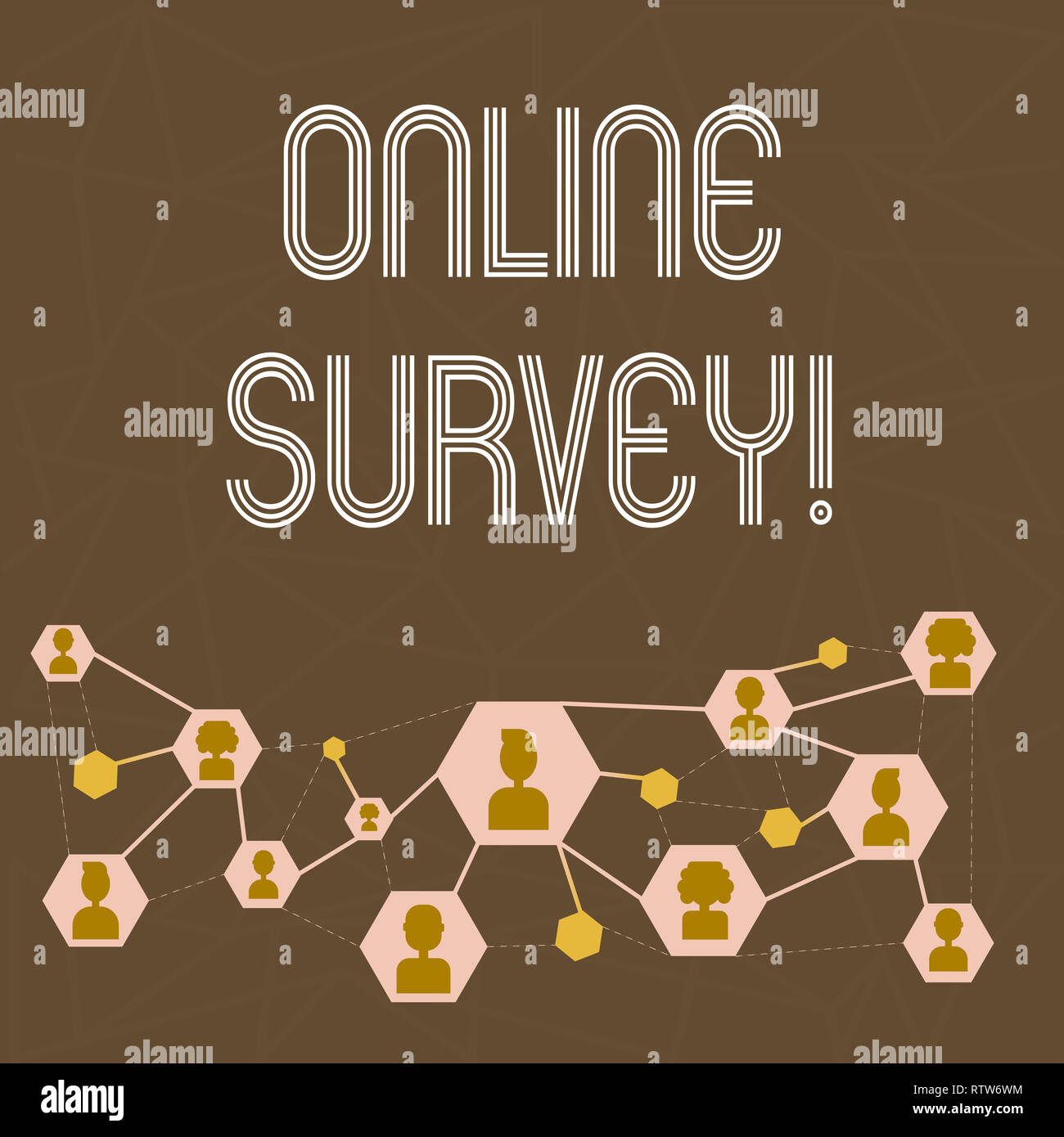 Text sign showing Online Survey. Conceptual photo Digital Media Poll ...