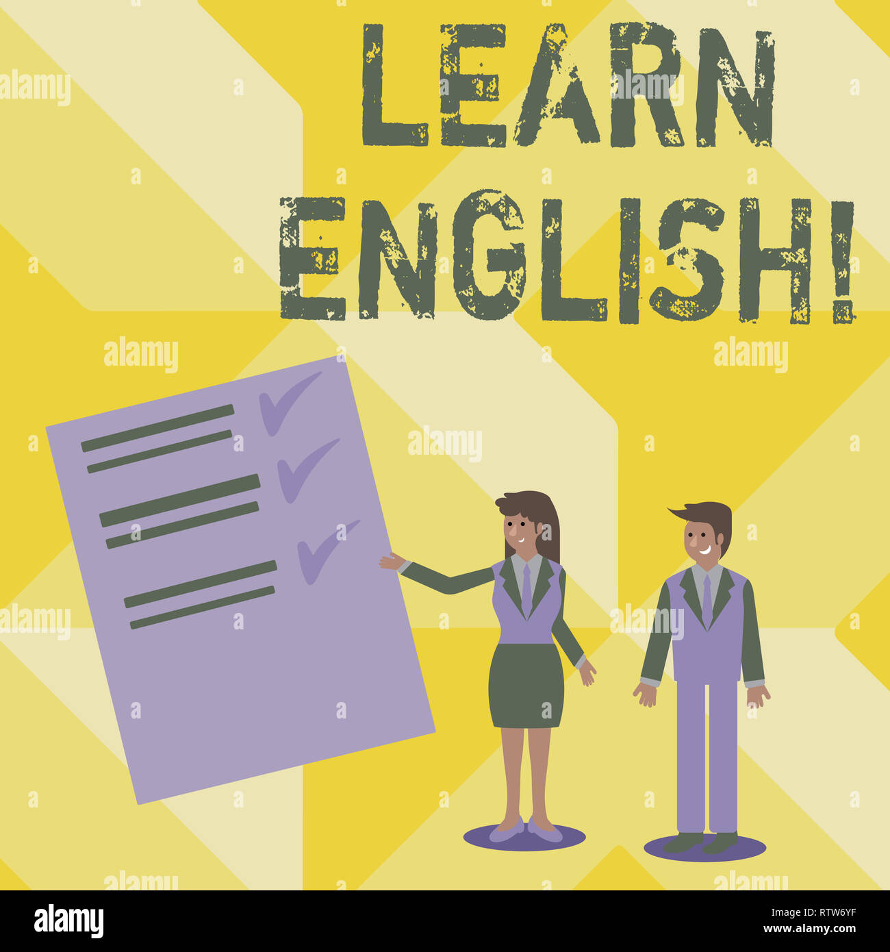 Handwriting text writing Learn English. Concept meaning Study another ...