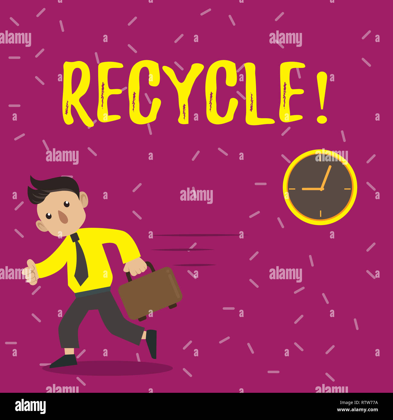 Handwriting text Recycle. Concept meaning Converting waste into ...