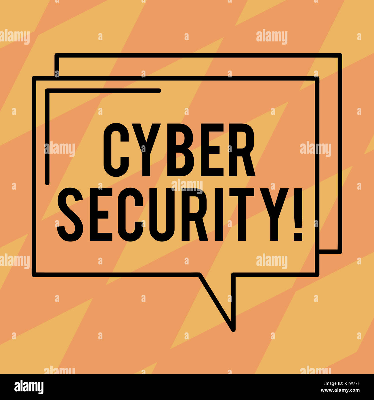 Text sign showing Cyber Security. Conceptual photo Online prevention of ...